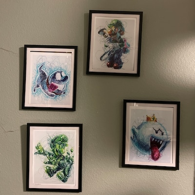 Complete Pikmin Ballpoint Pen Print Set, Pikmin Art Prints, Nintendo ...