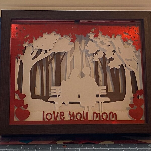 Mom Shadow Box Svg File for Cricut, 3D Layered Mom Svg, Mothers Day ...