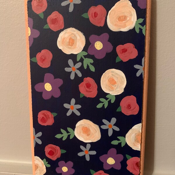 Sunflower Canvas Painting, Rectangular Painting, Acrylic Painting ...