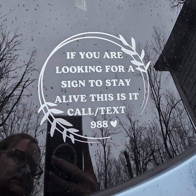 You Matter, Mental Health Decal, 988 Decal, 988 Suicide and Crisis ...