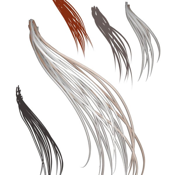 Procreate Brushes: Hair Mastery Pack, Versatile Brushes for Any Art ...