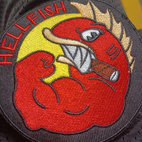 The Simpsons Flying Hellfish Grandpa Embroidered Sew on Iron on Patch ...