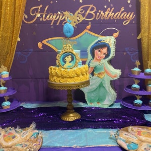Jasmine Pinata 23x13 Aladdin Theme Party Aladdin - Etsy