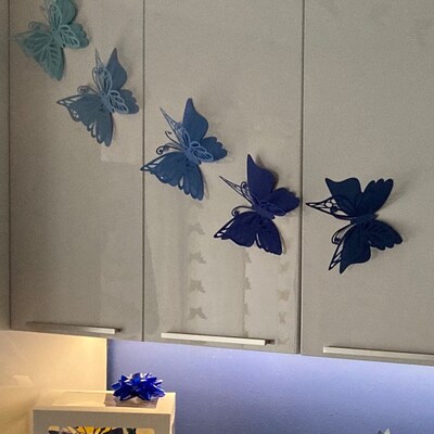 Monarch Butterfly Cutouts Black Paper Butterflies Black - Etsy