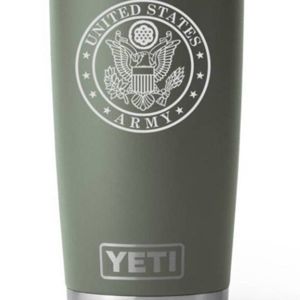 Yeti, 20oz Tumbler: Coast Guard Personalize With Your Ship or Rank ...
