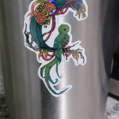 Holographic Quetzalcoatl Sticker. Waterproof Premium Vinyl Decal ...