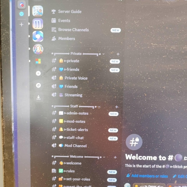 Purple Aesthetic Streamer & Content Creator Discord Server Template ...