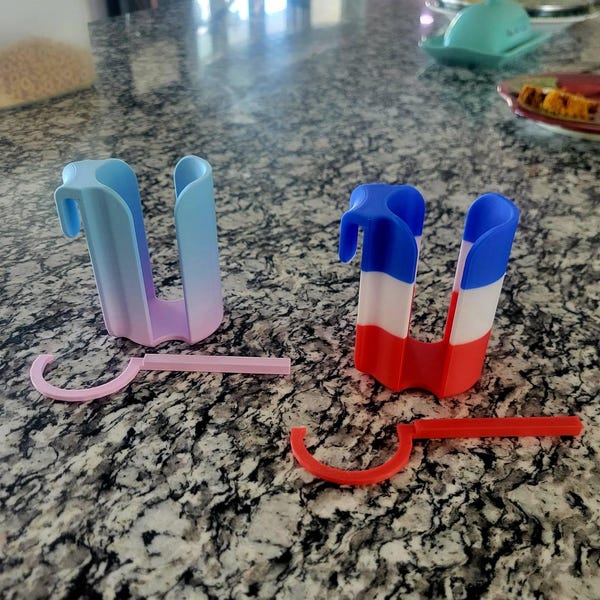 3D Printable Oreo Cookie Caddy & Dunking Spoon STL File (digital ...