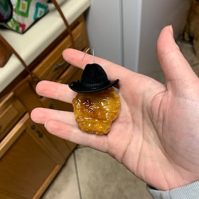 Thug Nug Necklace real Preserved Chicken Nugget Nuggy Buddy - Etsy