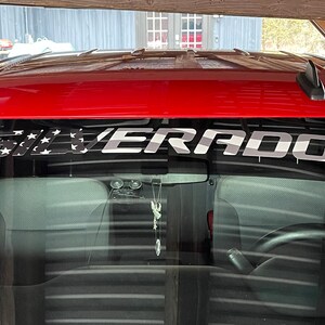 2007-2018 Chevy Silverado 1500 Emblem Overlay Decal Letters - Etsy