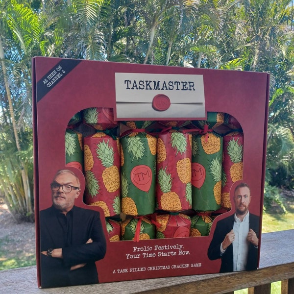 Taskmaster Crackers | Dinner Party Game | Alternative Christmas ...
