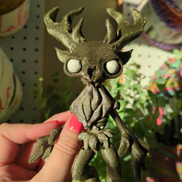 Wendigo | Cryptid Figurine | Hand-painted | Made-to-order | Articulated ...