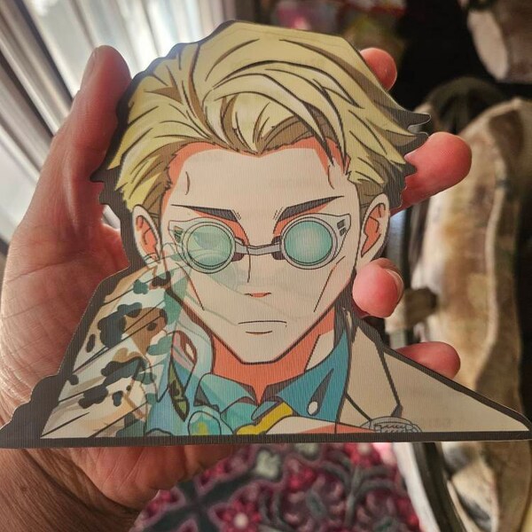 High Quality 3D Motion Anime Sticker Car Decal Laptop Peeker Sticker - Etsy