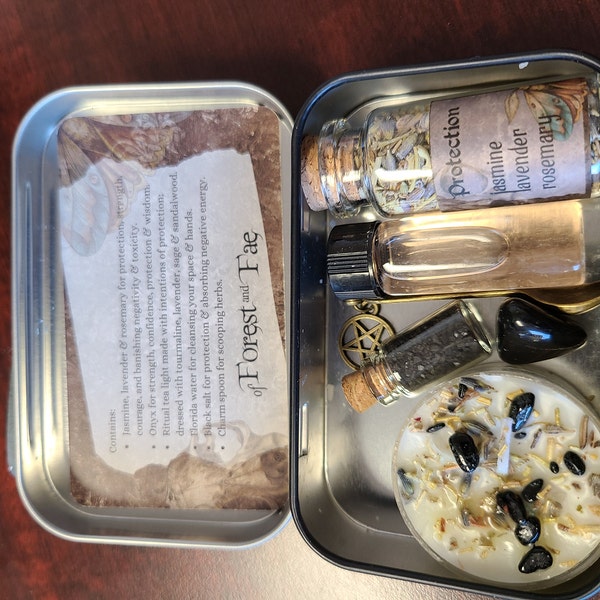 Protection Travel Altar | Shielding Ritual Kit | Witchcraft Kit ...