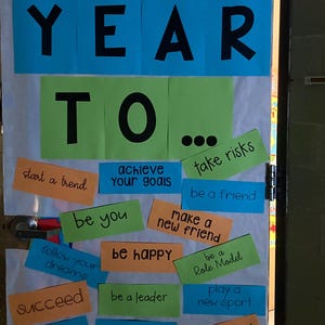 Back to School Motivational Bulletin Board Kit for School Hallway ...