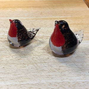 Art Glass Robin - Etsy UK