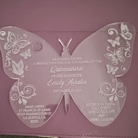 Butterfly Shape Table Numbers, Table Decor, Acrylic Wedding Table ...