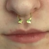 16G Stardust Septum Ring/daith Earring/septum Piercing/cartilage Hoop ...