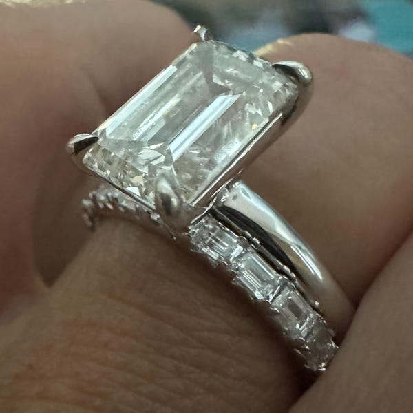 Micro Pave Diamond Dome Solitaire Ring, 14k Solid Gold Bold Pinky Ring ...