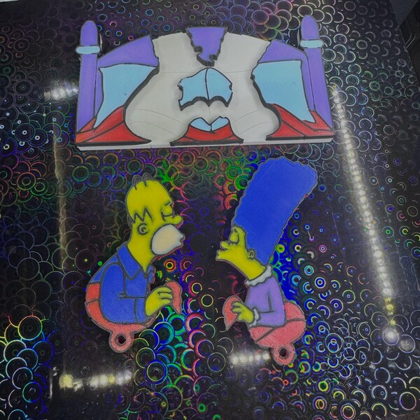 Digital Cutting File - the Simpsons Wall Keychain: Homer and Marge - Etsy