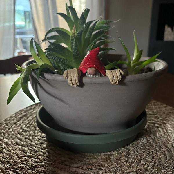 Monster Plant Buddy, Cyclops Ceramic Monster, Garden Art, Plant Art ...