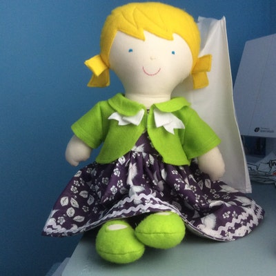 Tilly, Rag Doll Pattern, Rag Doll Pdf Pattern, Doll Clothes Pattern ...
