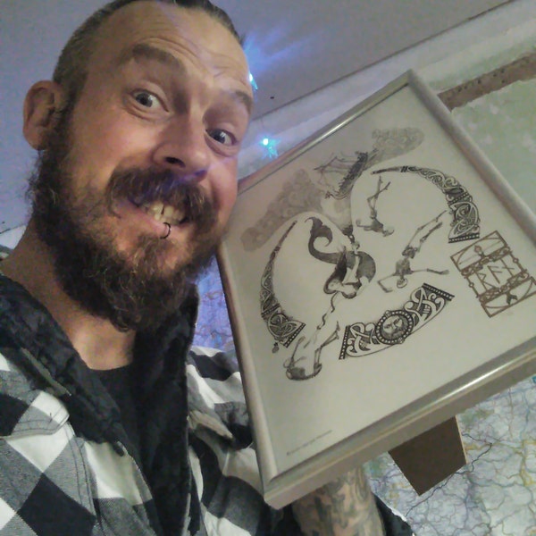 The Norns - A3 Print - Viking Poster - Norse Mythology - Viking Art ...