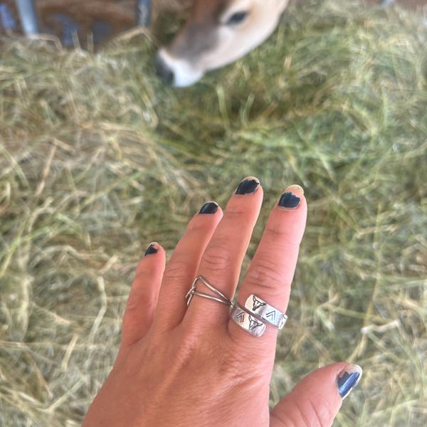 Western Rings, Buffalo, Steer Skull, Cow, Wrap Ring, Country, Cowgirl ...