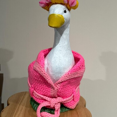 Porch Goose Bath Robe With Curlers Outfit - Etsy