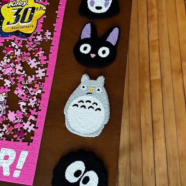 Bow Punch Needle Mug Rug Coaster Coquette Bow Tufted Cup Coasters ...