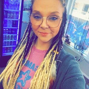 Indigo Goddess Accent Set of Wool Dreadlocks - Etsy