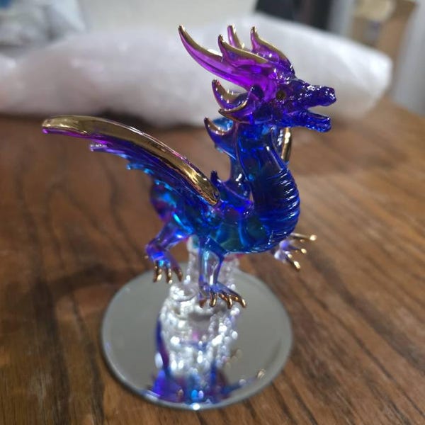 Hand Made Glass Elephant - Lucky Elephant - Etsy