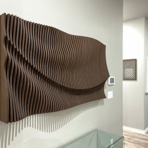 Wall Hangings, Parametric Large Wood Wall Art - Etsy