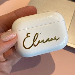 Airpods Pro Case Sticker Decal Personalised - First Name & Initials ...