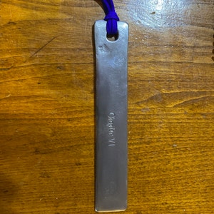 6th Wedding Anniversary Bookmark Hand Made Personalised Iron Gift Hand ...