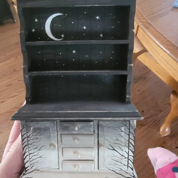 Miniature Spooky Shelf Cobwebs and Spider Shelve Witches Shelf Haunted ...