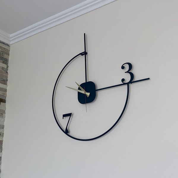 Metal Rectangle Wall Clock, Metal Wall Clocks, Rectangle Large Wall ...