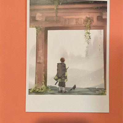 Aesthetic Anime Postcard Prints: Anime Prints, Minimalist Art Prints - Etsy