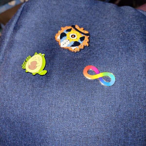 Neurodivergent Infinity Enamel Pin - Etsy Canada