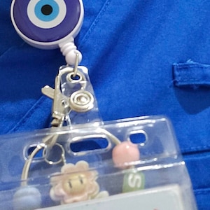 Evil Eye Swivel Keychain Clip Simple - Etsy