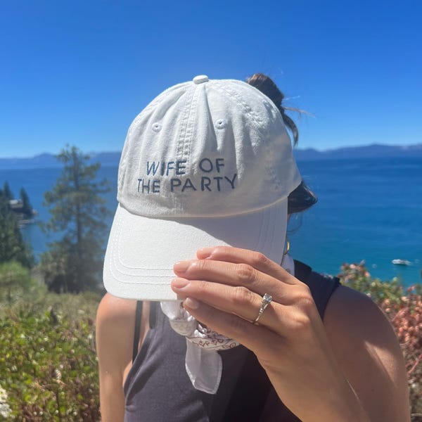 Bachelorette Party Baseball Caps, Wife of the Party, the Party Hats ...
