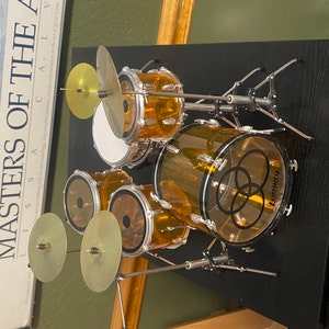 Led Zeppelin Collectible John Bonham Vistalite Drum Kit Miniature ...