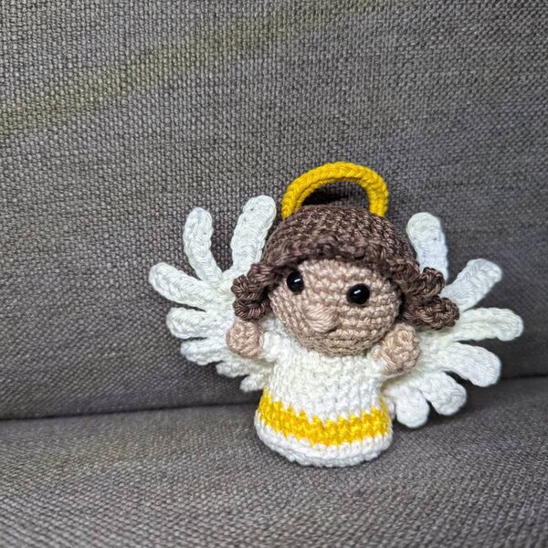 Mini Female Angel Crochet Pattern | Amigurumi PDF Pattern - Etsy