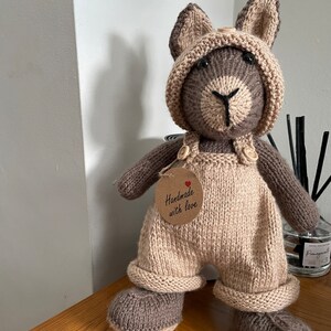 Elderberry Bunny PDF Knitting Pattern Download Knitted Flat Written in ...