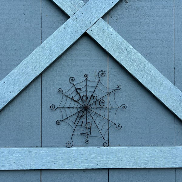 Barbed Wire Trellis Bristling With Spiky Spirals Made to Order - Etsy