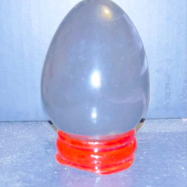 Blue Banded Agate Carnelian Sphere | 55MM | Large Polished Crystal ...