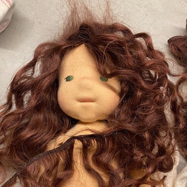 Curly Doll Hair For Crafts Doll Hair 8 Inch Curly Doll Hair Natural ...