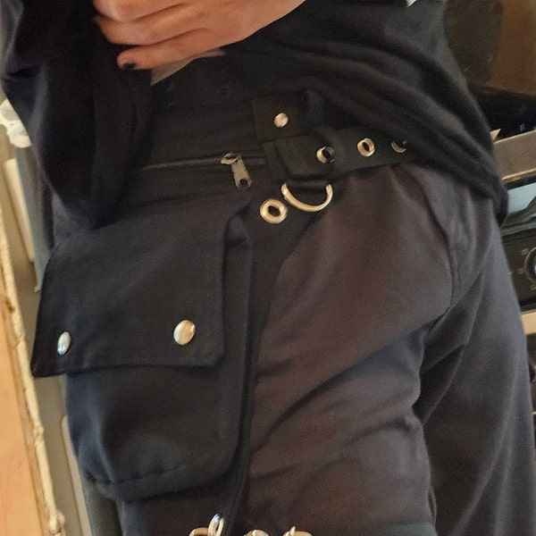 Utility Belt With REMOVABLE Leg Strap on the Thigh, and Belt Buckle ...