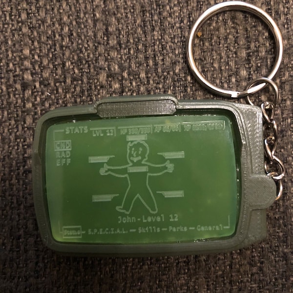 Fallout Keychain - Vault Door Keychain, Post Apocalyptic, Boy Gadget ...