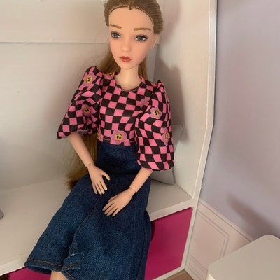 Halter Neck Dolls Prom Dress. 12inch Doll Dress Wedding Dress - Etsy